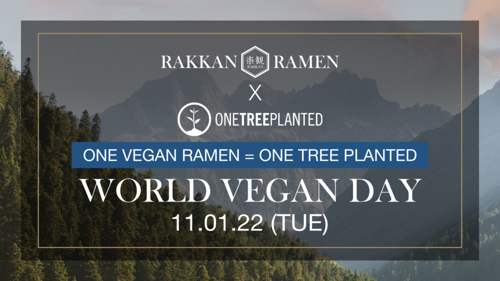 One Vegan Ramen = One Tree Planted | RAKKAN RAMEN