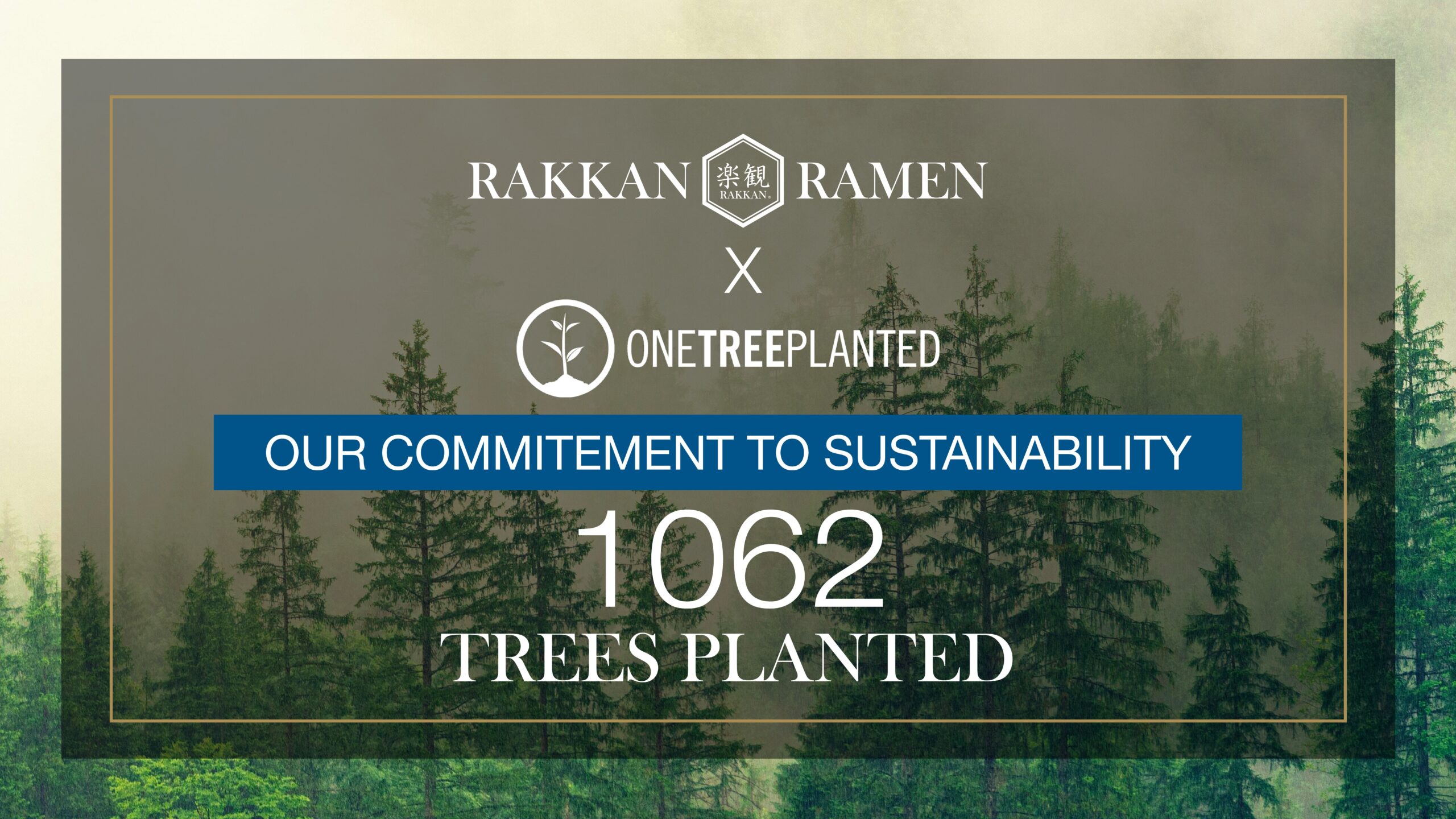RAKKAN Ramen Plants Over 1000 Trees | RAKKAN RAMEN
